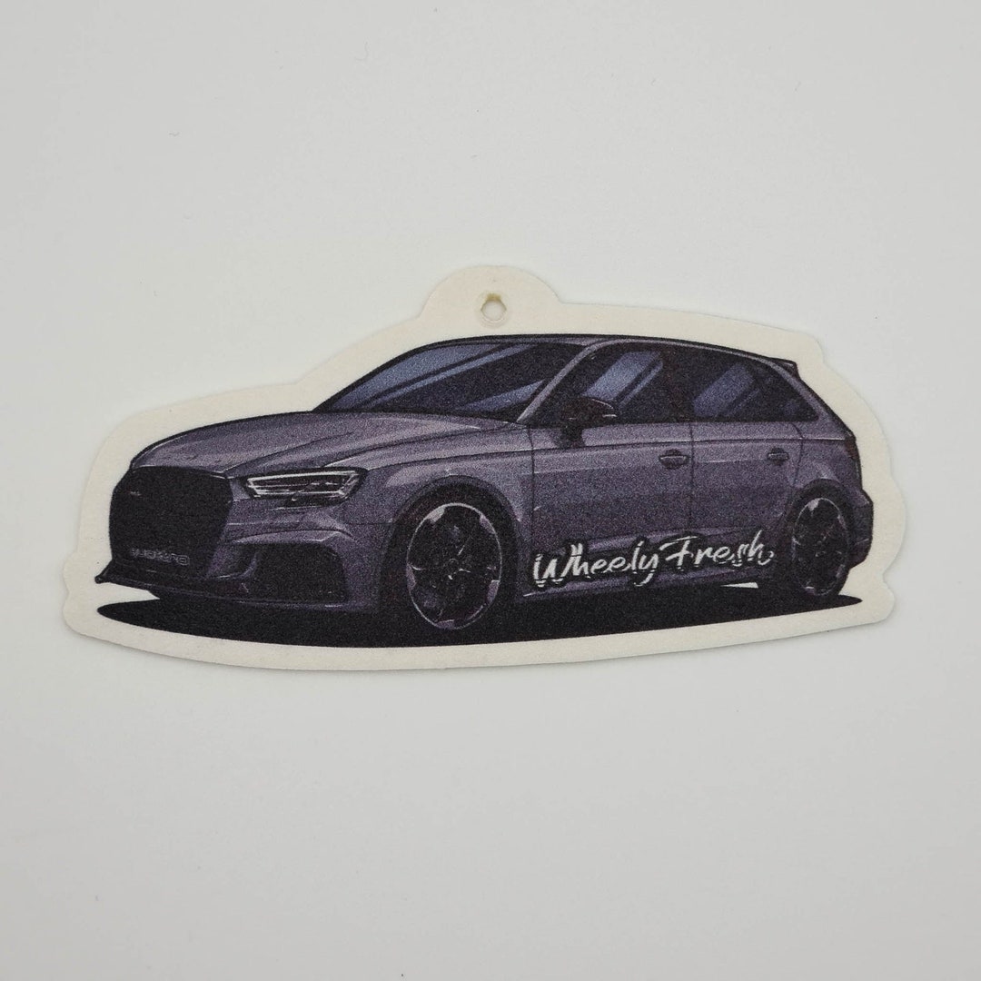 Audi RS3 S3 Car Air Freshener Car Gift Idea Car Accessory Grey ...