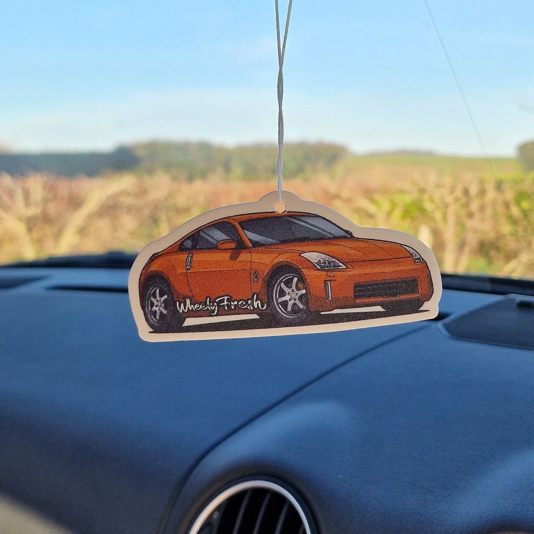 Nissan 350z 370z JDM Car Air Freshener Orange Wheelyfresh Car Gift Car ...