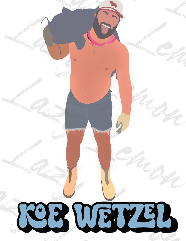 Koe Wetzel PNG - Etsy