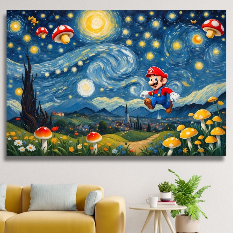 Mario Art - Etsy