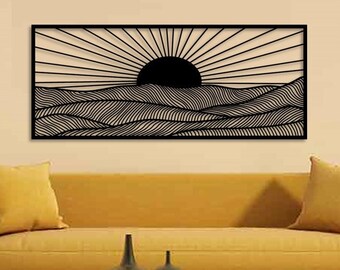 Desert Metal Wall Art - Etsy