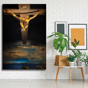 CANVAS WALL DESIGN Salvador Dali Christ of St John of the Cross Canvas ...