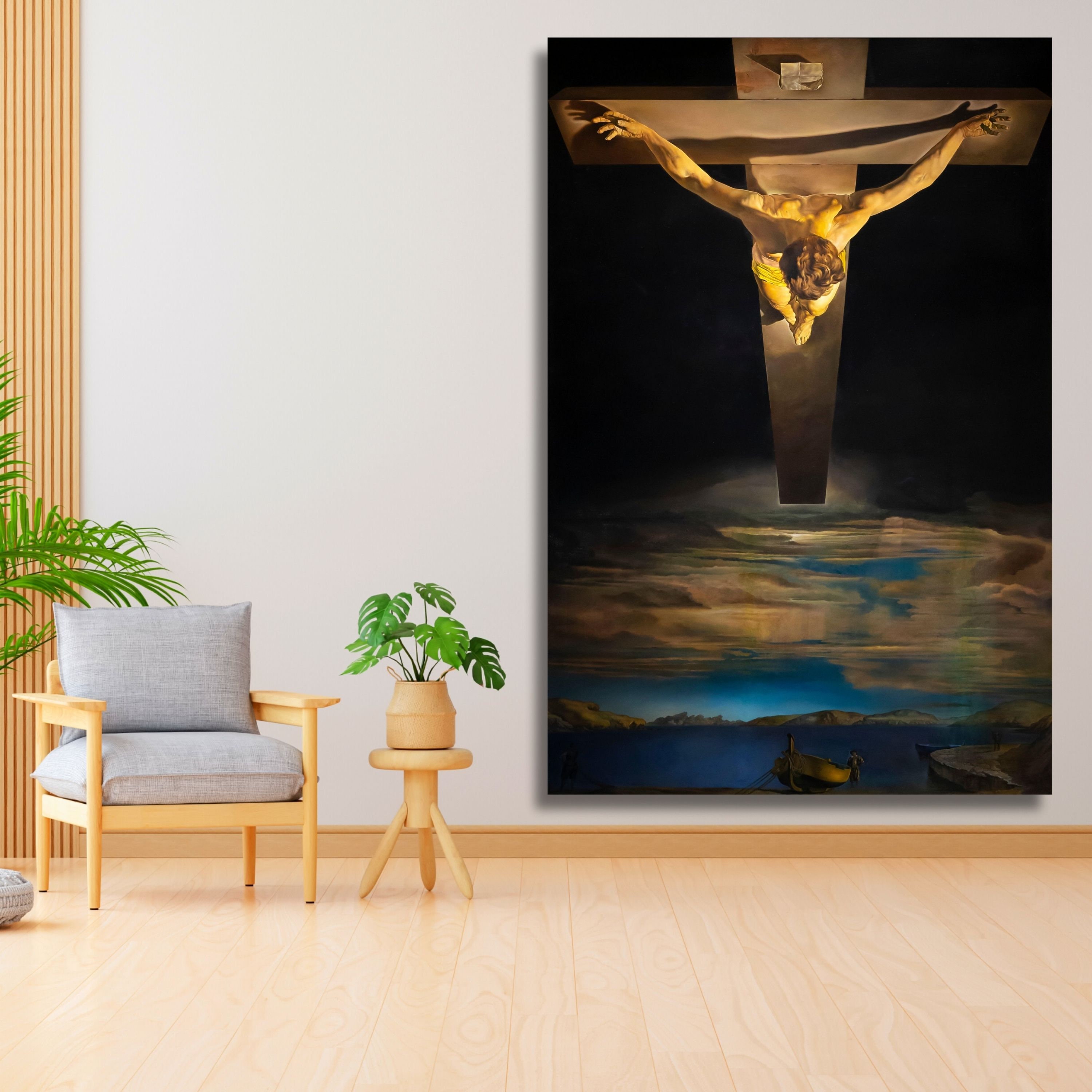 CANVAS WALL DESIGN Salvador Dali Christ of St John of the Cross Canvas ...