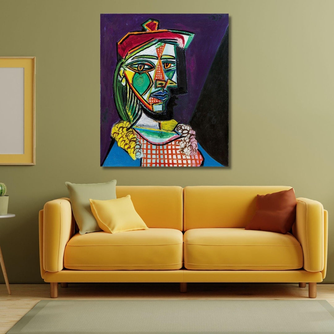 Pablo Picasso Woman Scaled Wall Art, Pablo Picasso's Abstract Art ...