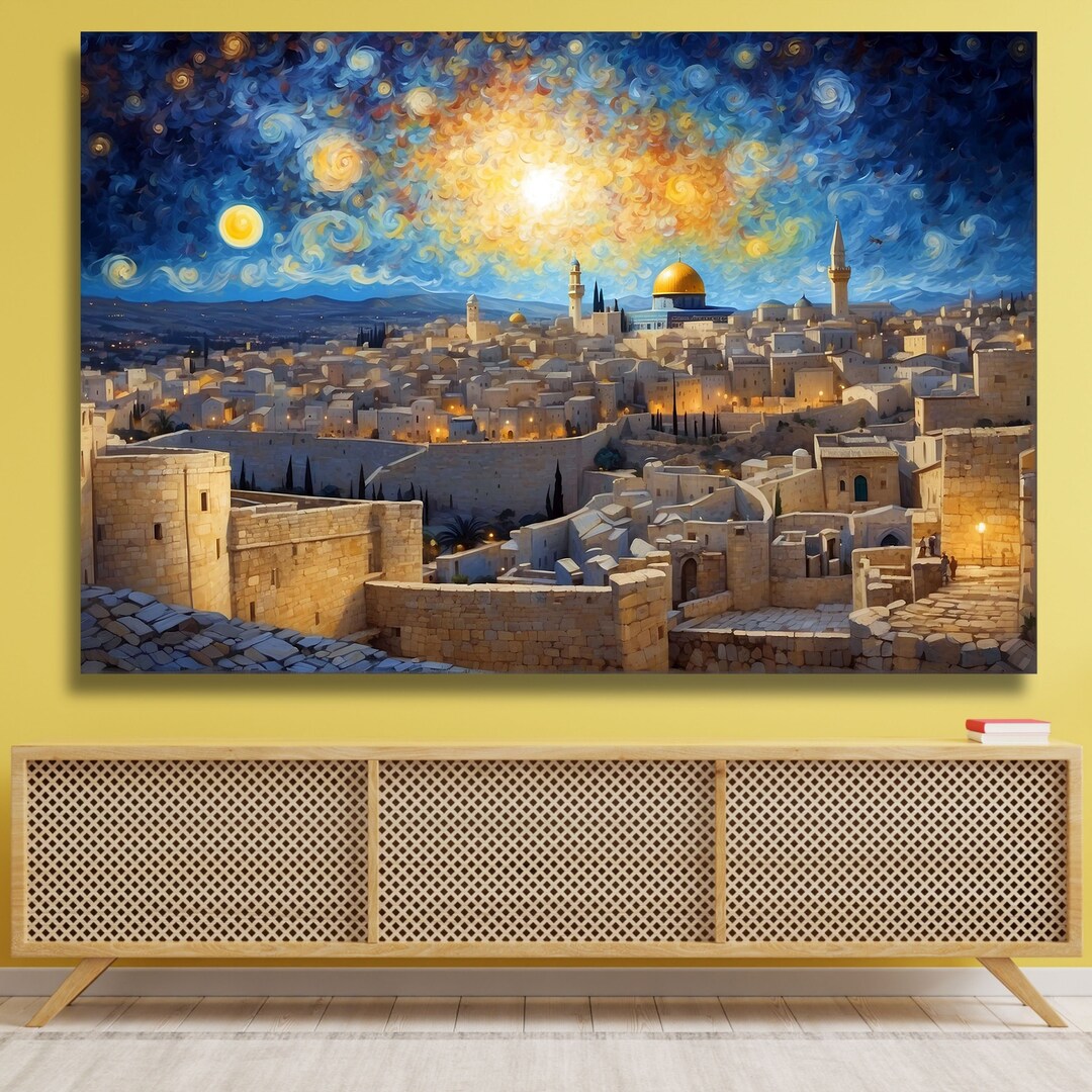 CANVAS WALL DESIGN Masjid Al Aqsa Poster,masjid Al Aqsa Decorative Oil ...