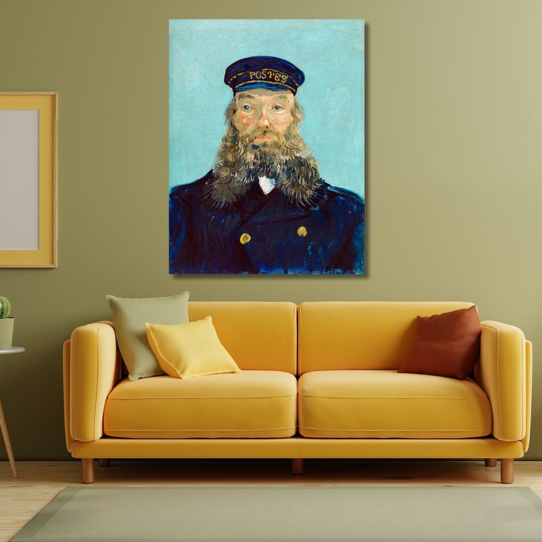 Vincent Van Gogh's Portrait of the Postman Joseph Roulin (1888) Famous ...