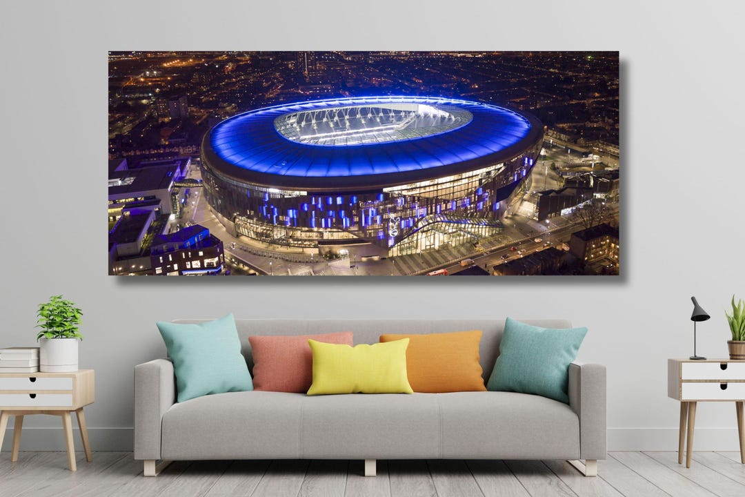 Tottenham Hotspur Stadium Canvas Poster Tottenham Hotspur Print Soccer ...