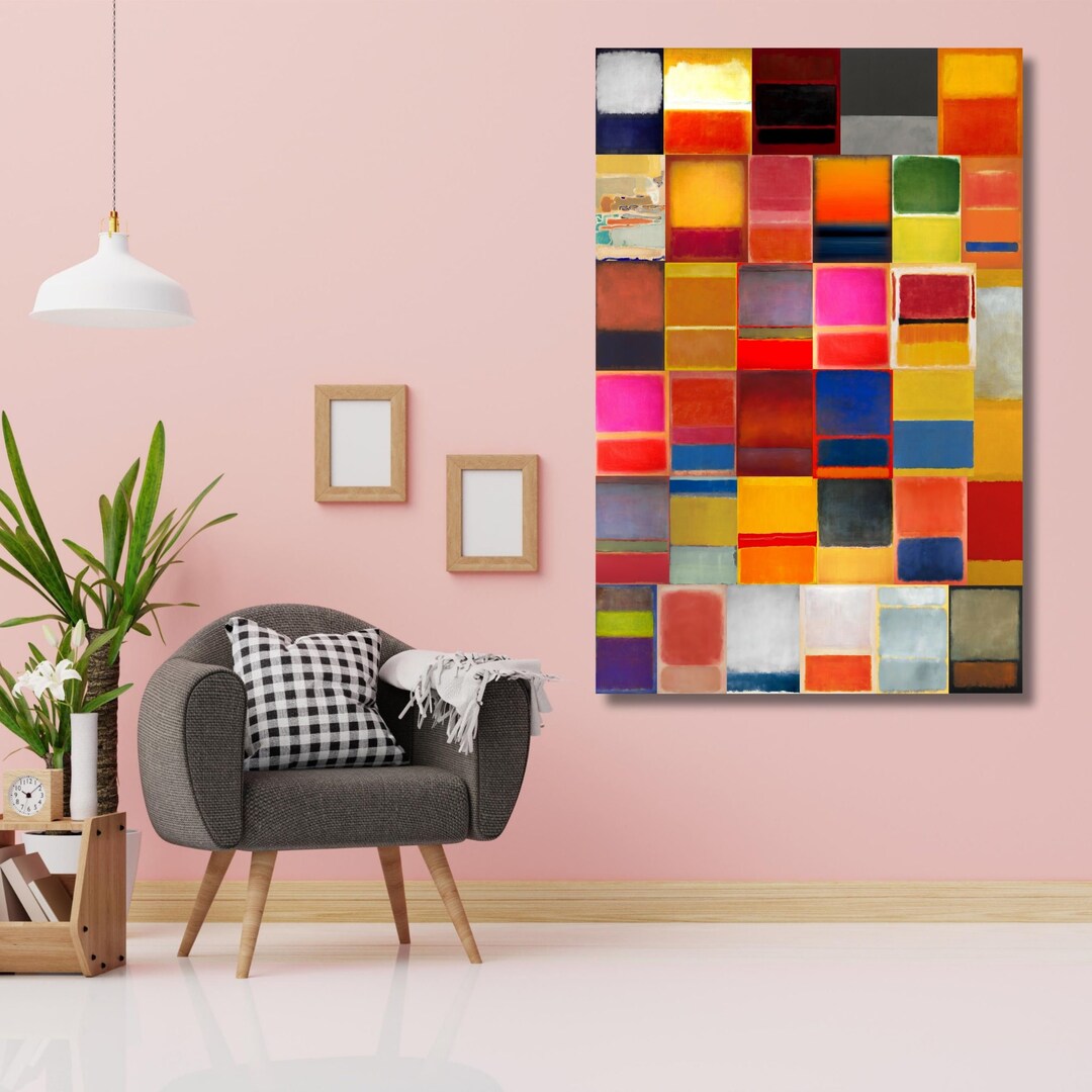 Mark Rothko All Rothkos Together Amazing Design Art Poster Reproduction ...