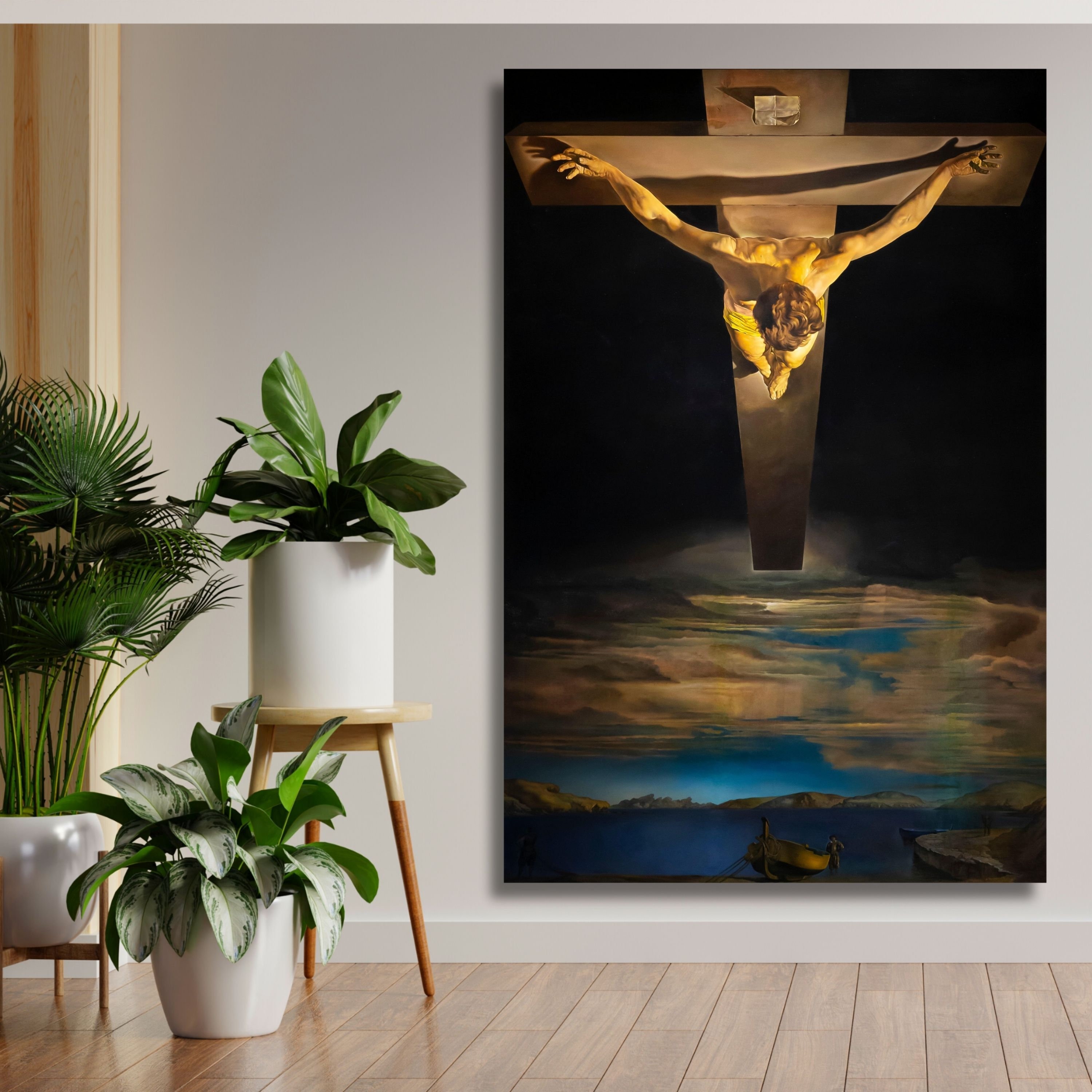 CANVAS WALL DESIGN Salvador Dali Christ of St John of the Cross Canvas ...