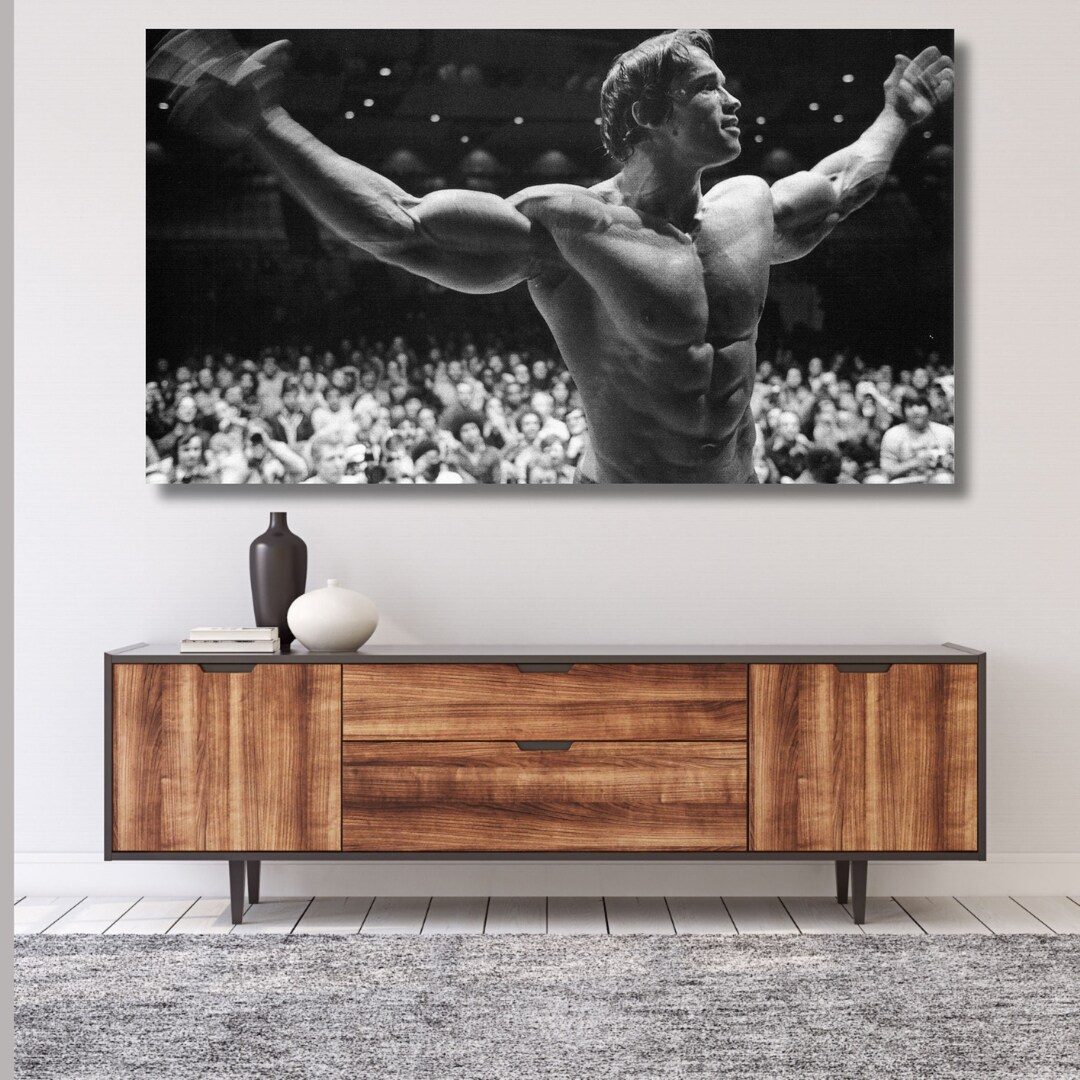 CANVAS WALL DESIGN Arnold Schwarzenegger Poster Art,arnold ...