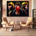 CANVAS WALL DESIGN Three Wise Monkeys Canvas Art,modern Wall Decor ...
