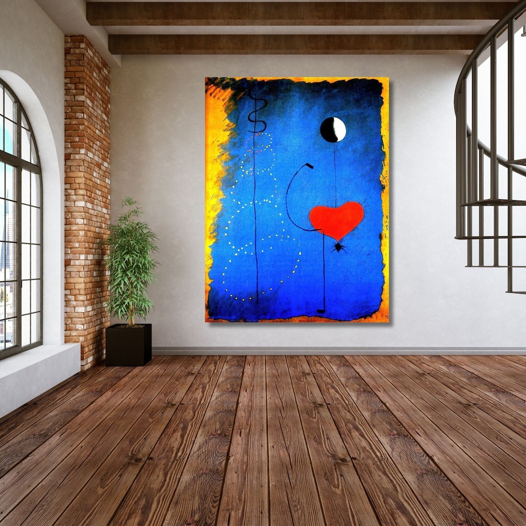 Dancer by Joan Miro Exhibition Poster Dancer Canvas Wall Print Joan ...