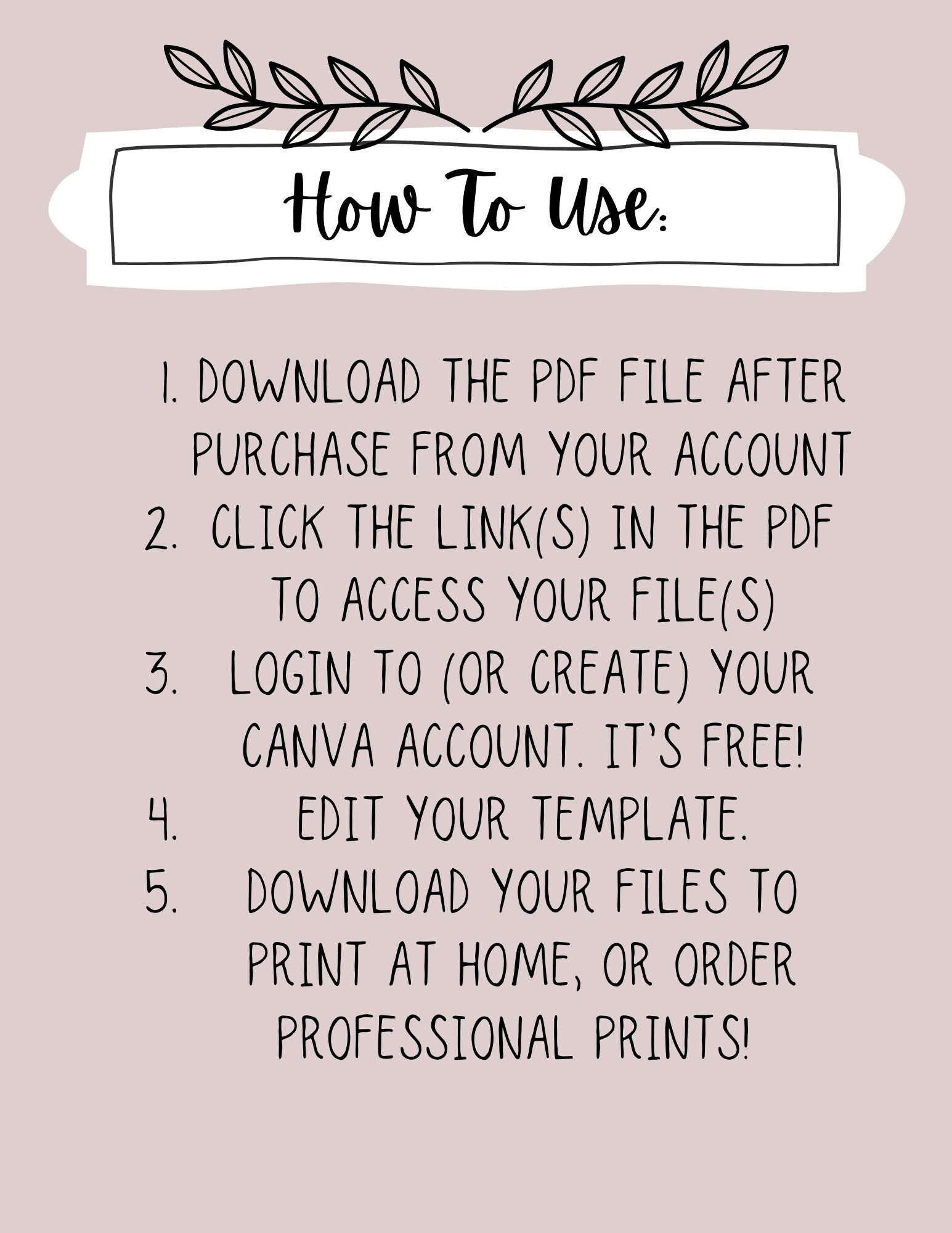 Pink Simplistic Planner Bundle, Minimalist Digital Planner, Printable ...