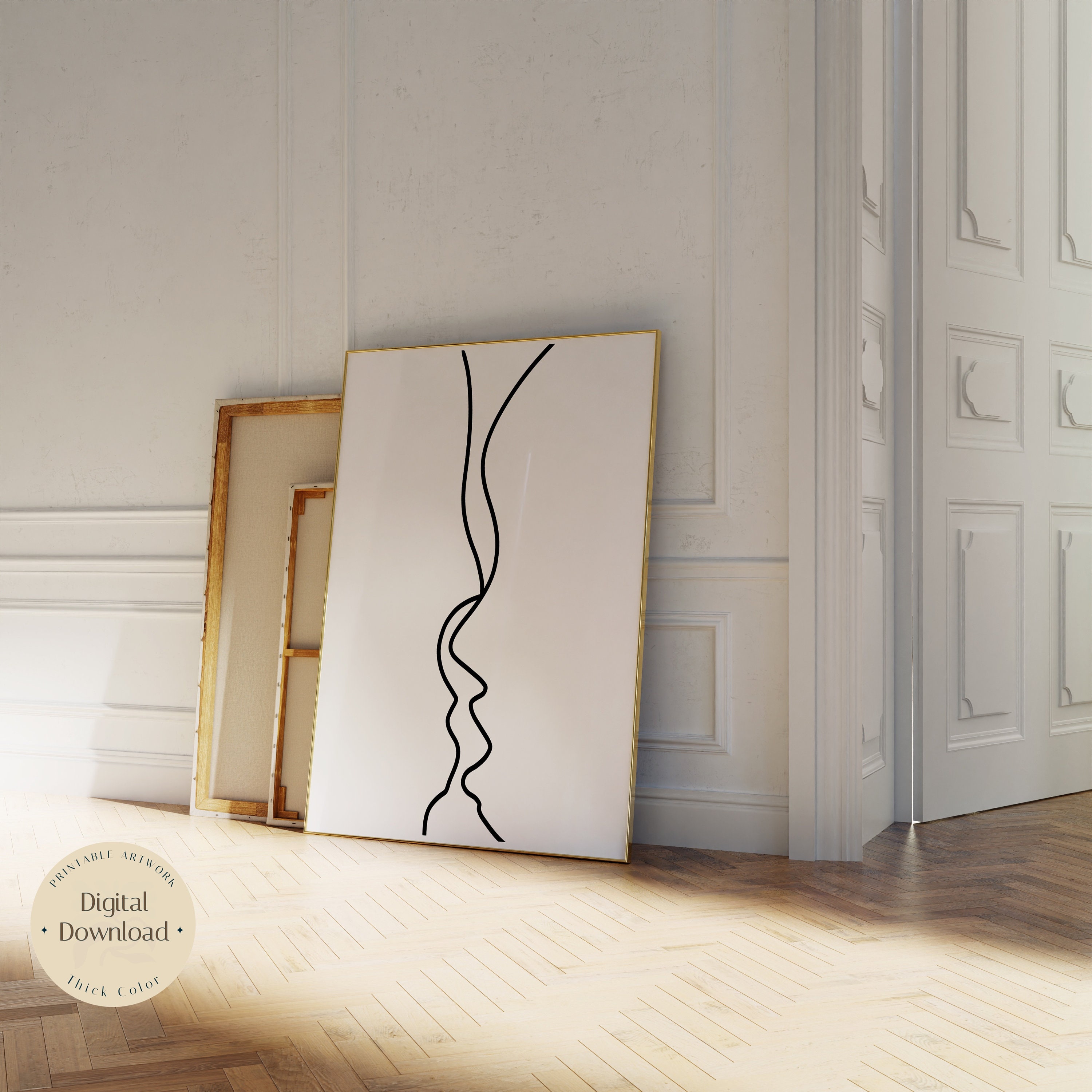 Line Art Minimalist Poster Digital Download for Wall Prints - Etsy