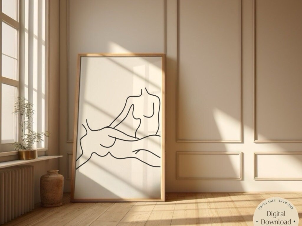 Original Line Art, Minimalist Poster, Minimalist Print, Modern Art ...