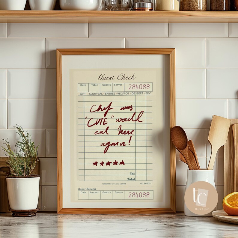 Funny Chef Quote Print: Kitchen Wall Art Canvas Poster - Etsy