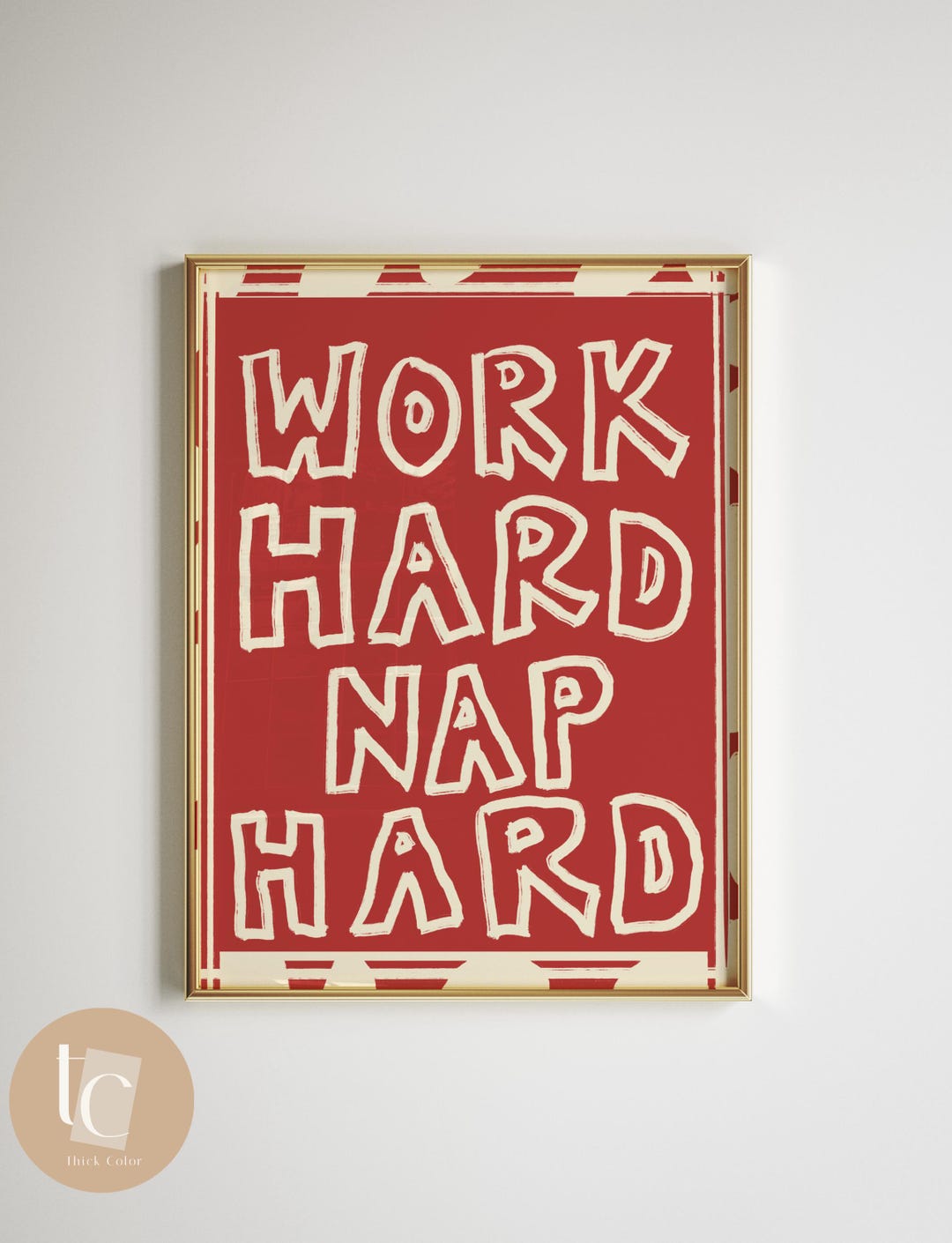 Work Hard Nap Hard Print Sweary Rude Art Print Crude Quote Wall Art ...