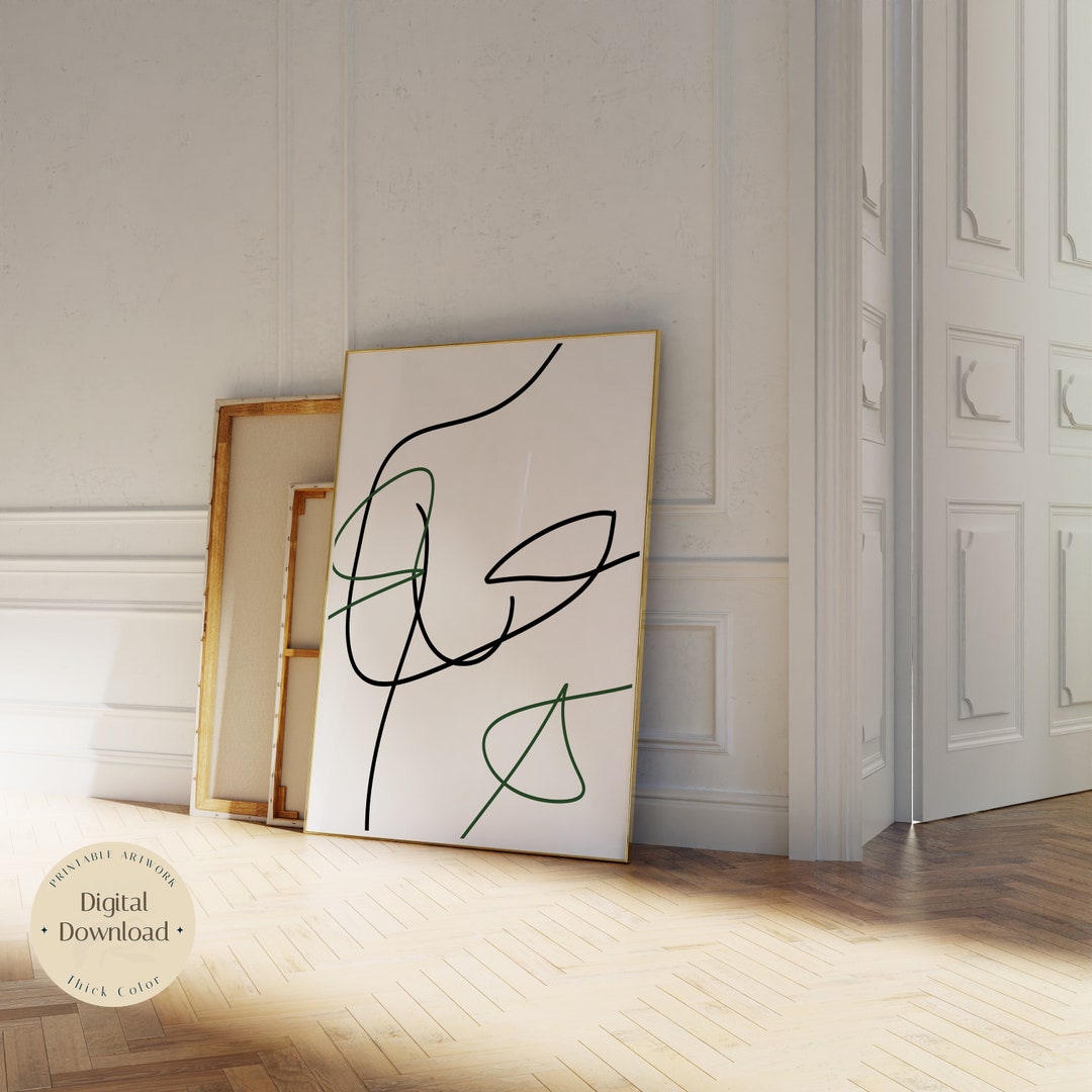 Line Art Minimalist Poster Minimalist Print Modern Art - Etsy