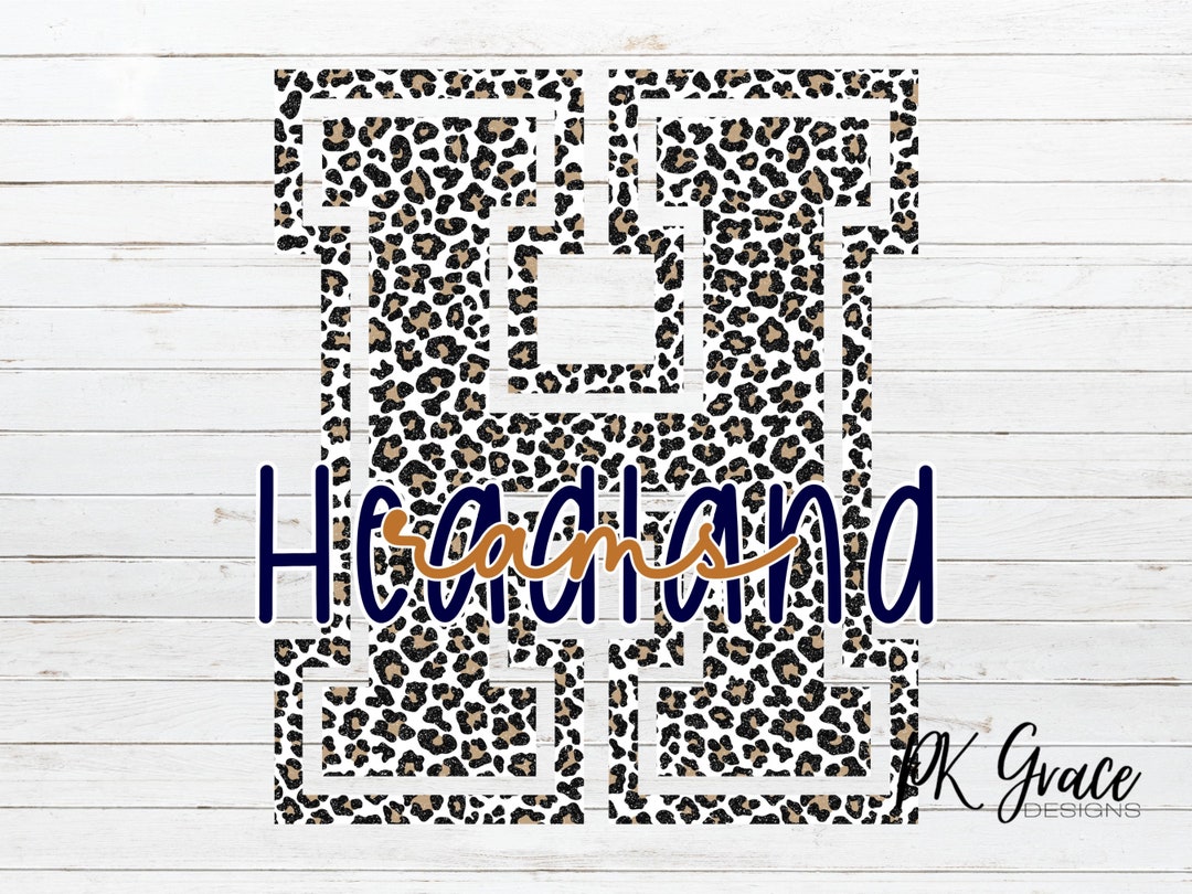Headland Rams Cheetah School Team Design DIGITAL DOWNLOAD - Etsy