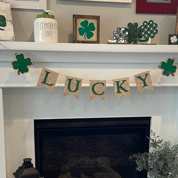 St Patricks Garland - Etsy