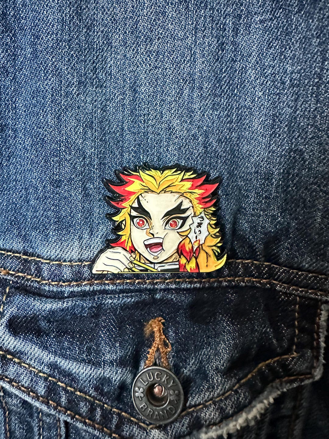 Flame Hashira Enamel Pin - Etsy