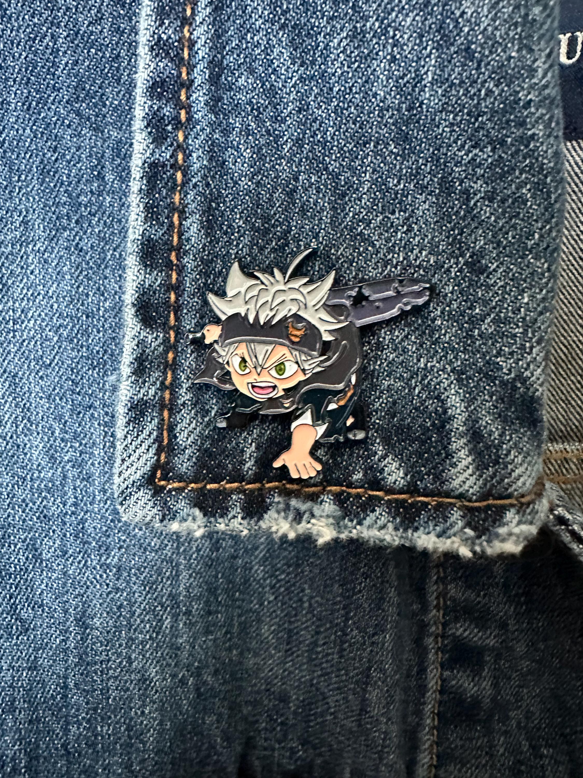 Anime Black Clover Asta Merchandise Boots Blue Pink Asta (Black Clover ...