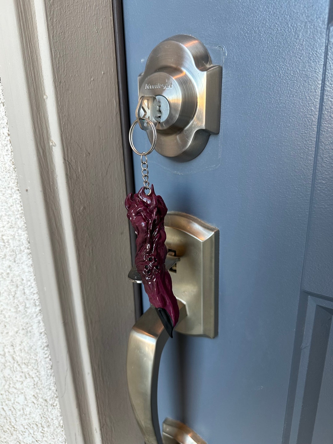 Devil Finger Keychain - Etsy