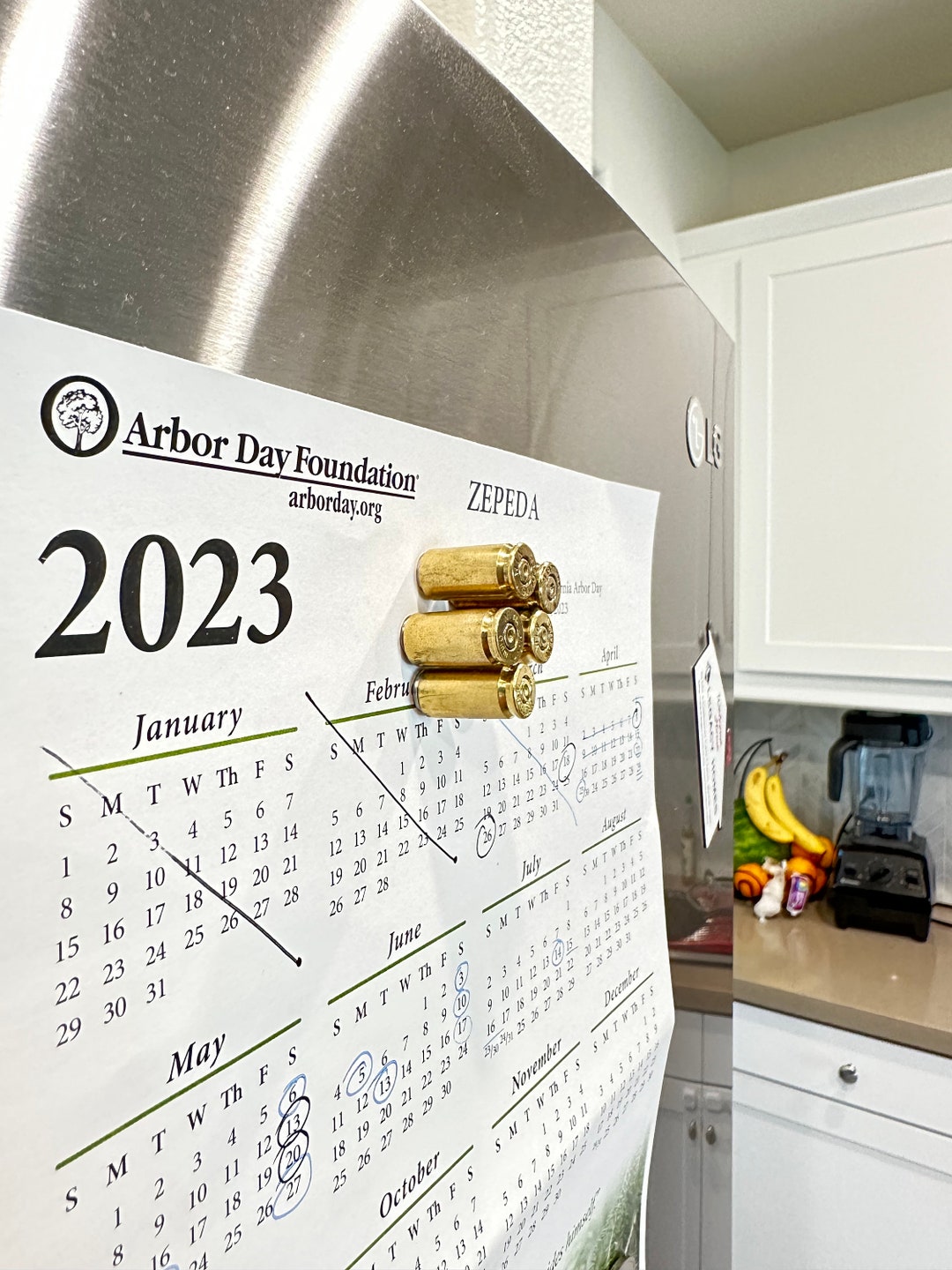 Bullet Refrigerator Magnet | Fridge Magnet | Bullet Shell | Smith ...