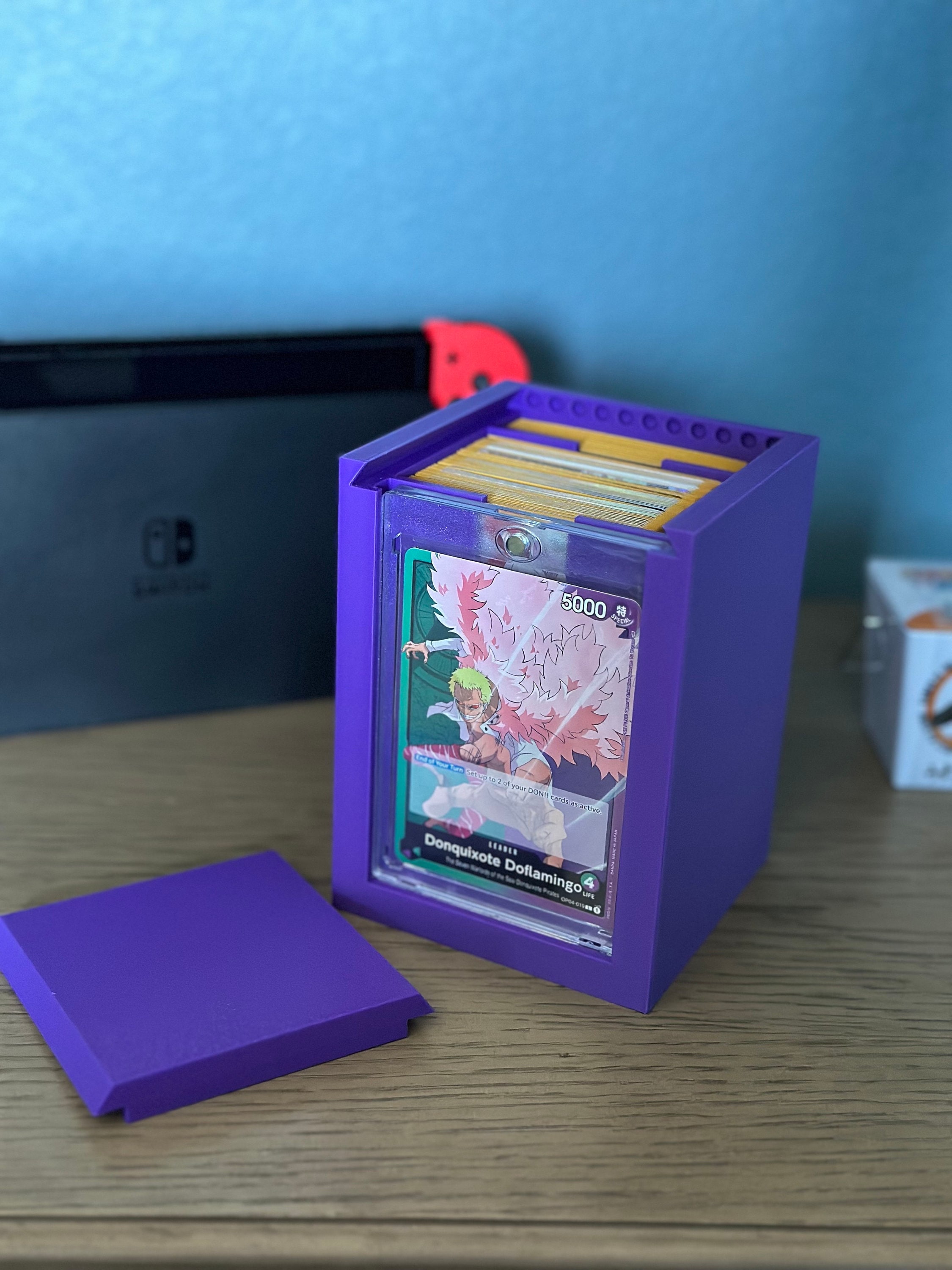 OP TCG Leader Deck Box | Compartmentalized | TCG Deck Box | Magnetic - Etsy