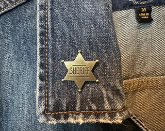 Sheriff Star Lapel Pin CC556 Sheriff, Law Enforcement, County Official ...