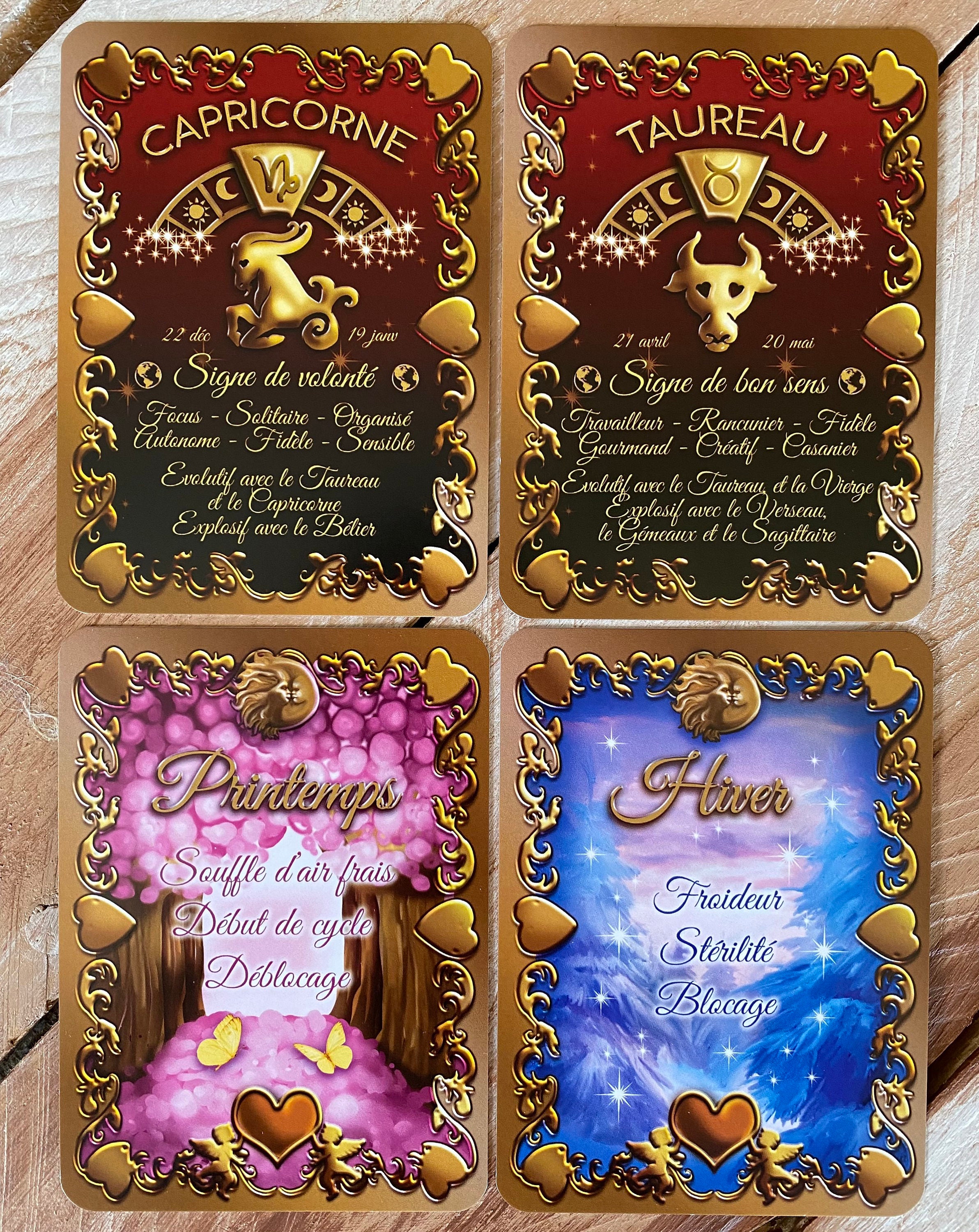 Oracle Divinatoire FULL SENTIMENTAL Nouvelles couleurs Contenu - Etsy ...