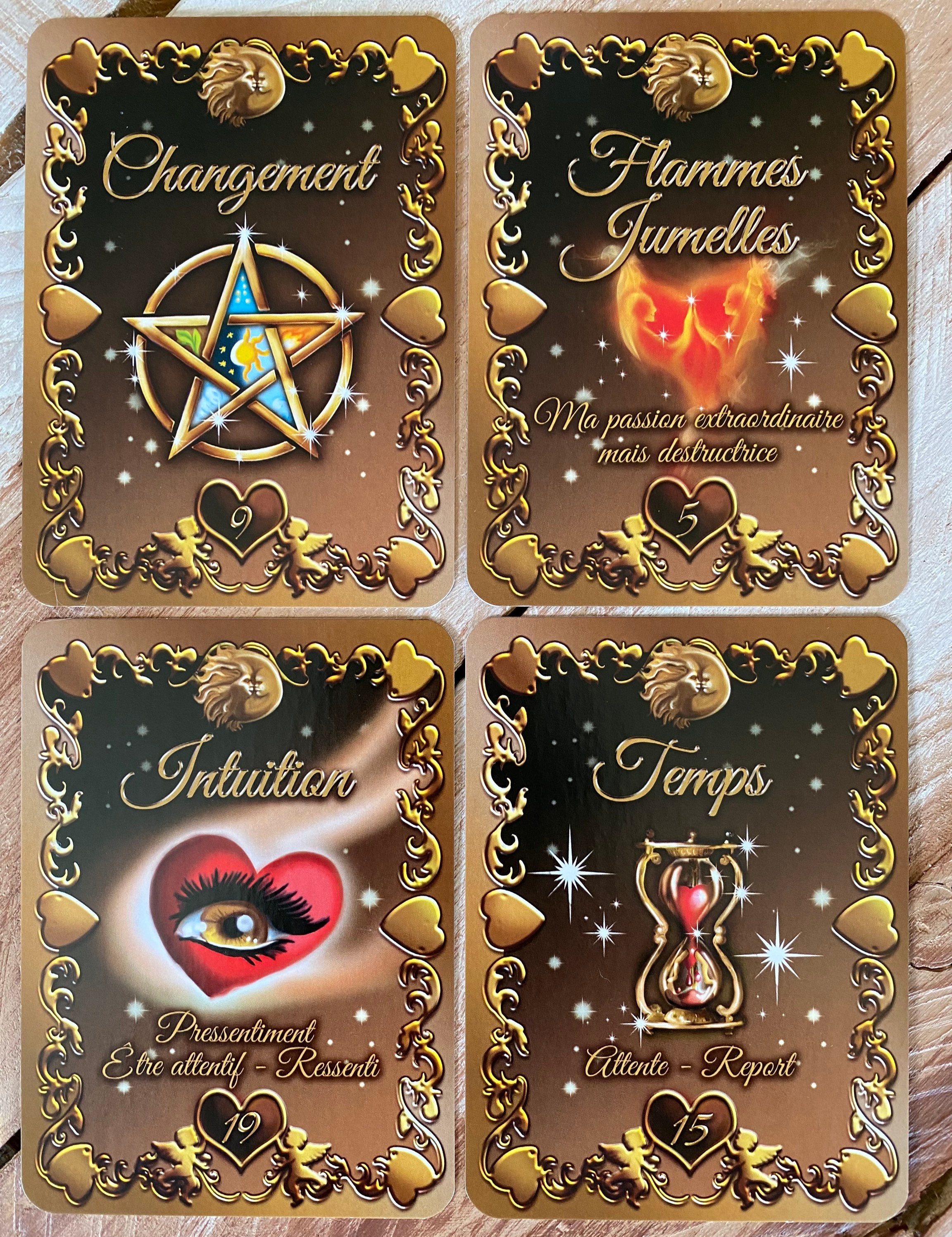 Oracle Divinatoire FULL SENTIMENTAL Nouvelles couleurs Contenu - Etsy ...