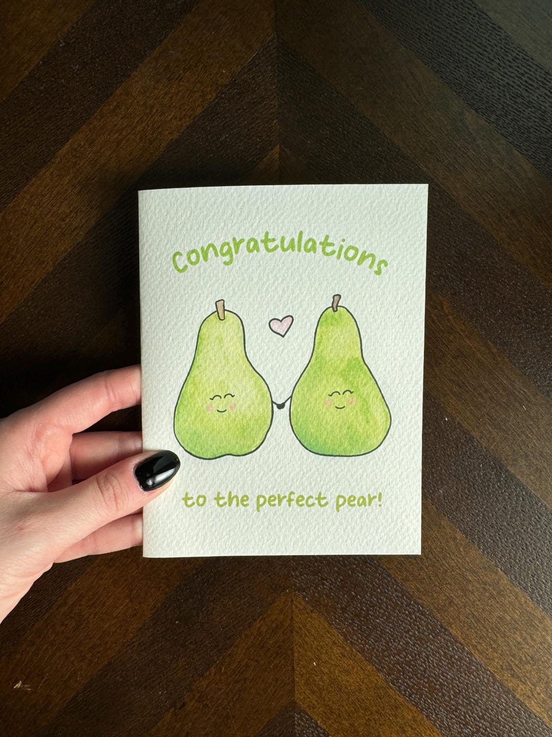 Congratulations to the Perfect Pear - Cute Engagement - Her and Her ...