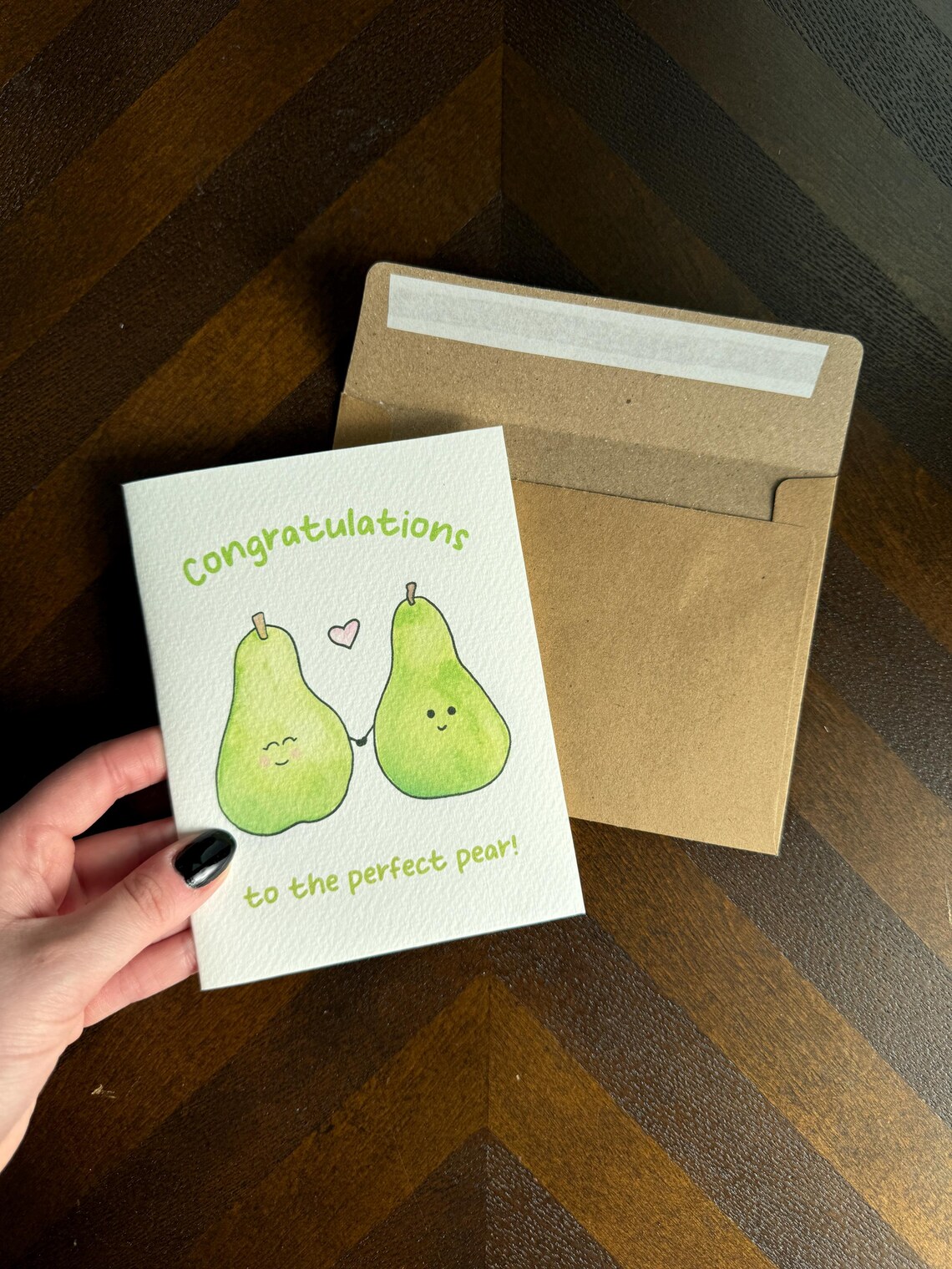 Congratulations to the Perfect Pear - Cute Engagement - Her and Him ...