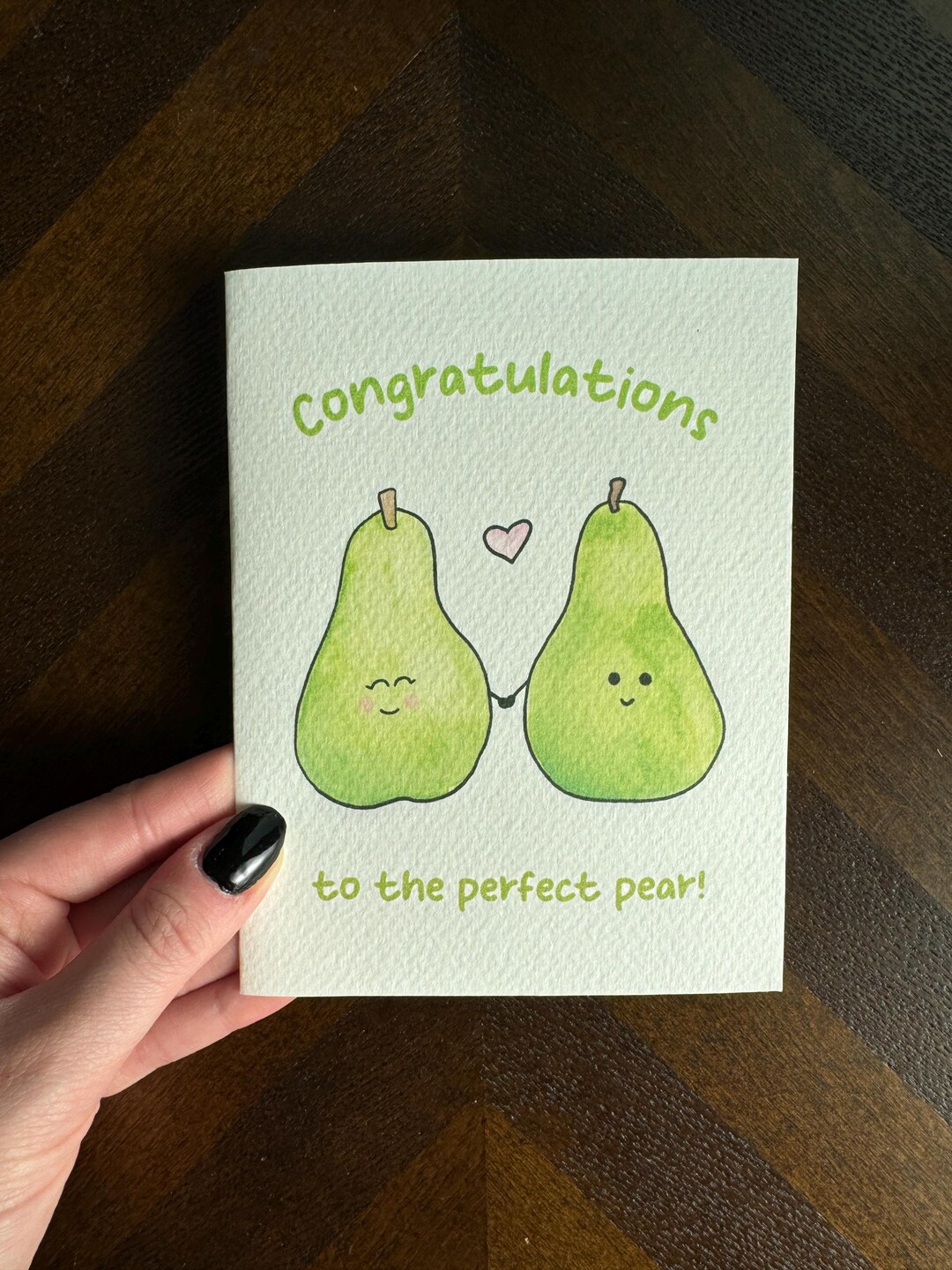 Congratulations to the Perfect Pear - Cute Engagement - Her and Him ...