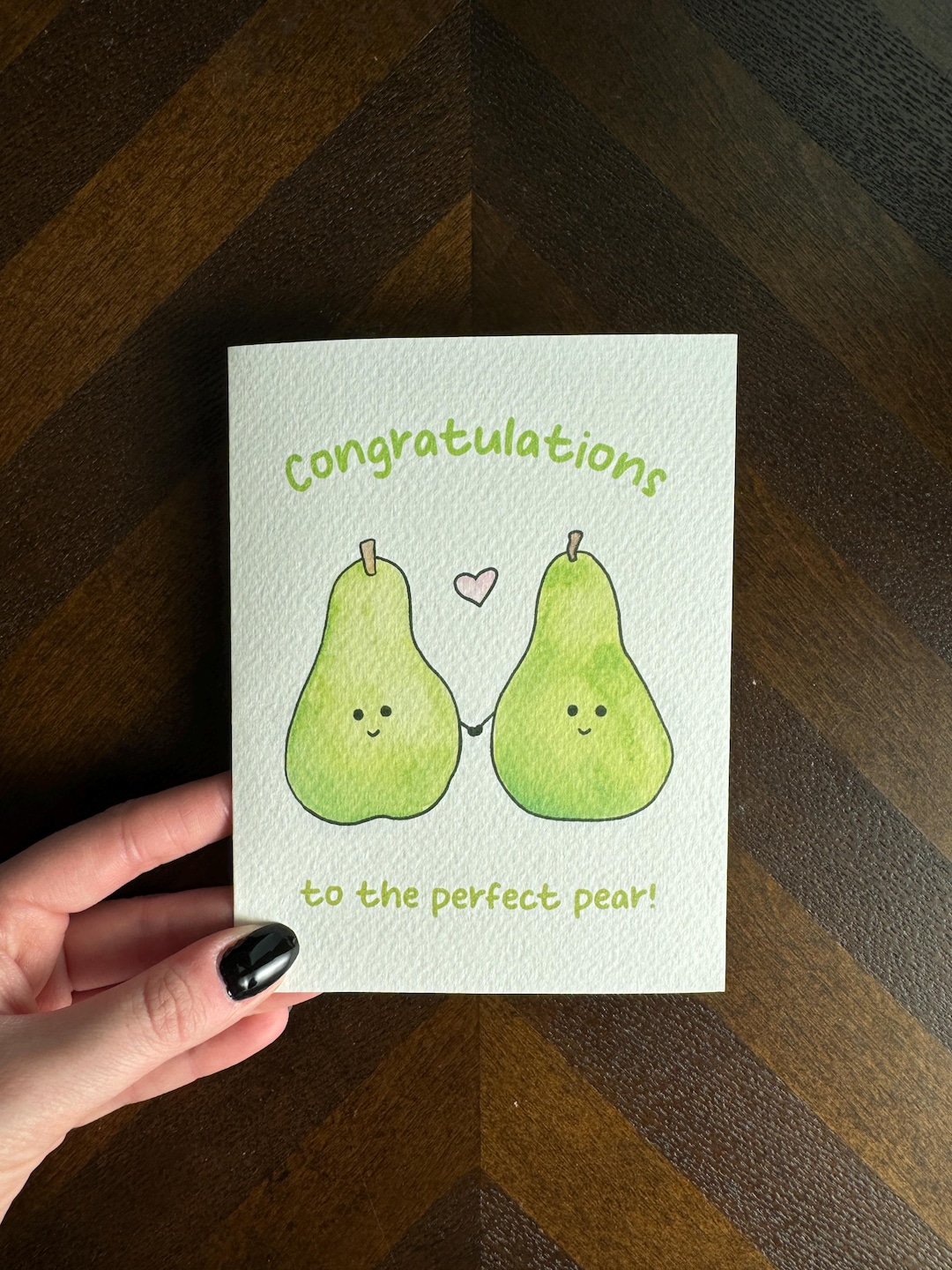 Congratulations to the Perfect Pear - Cute Engagement - Him and Him ...