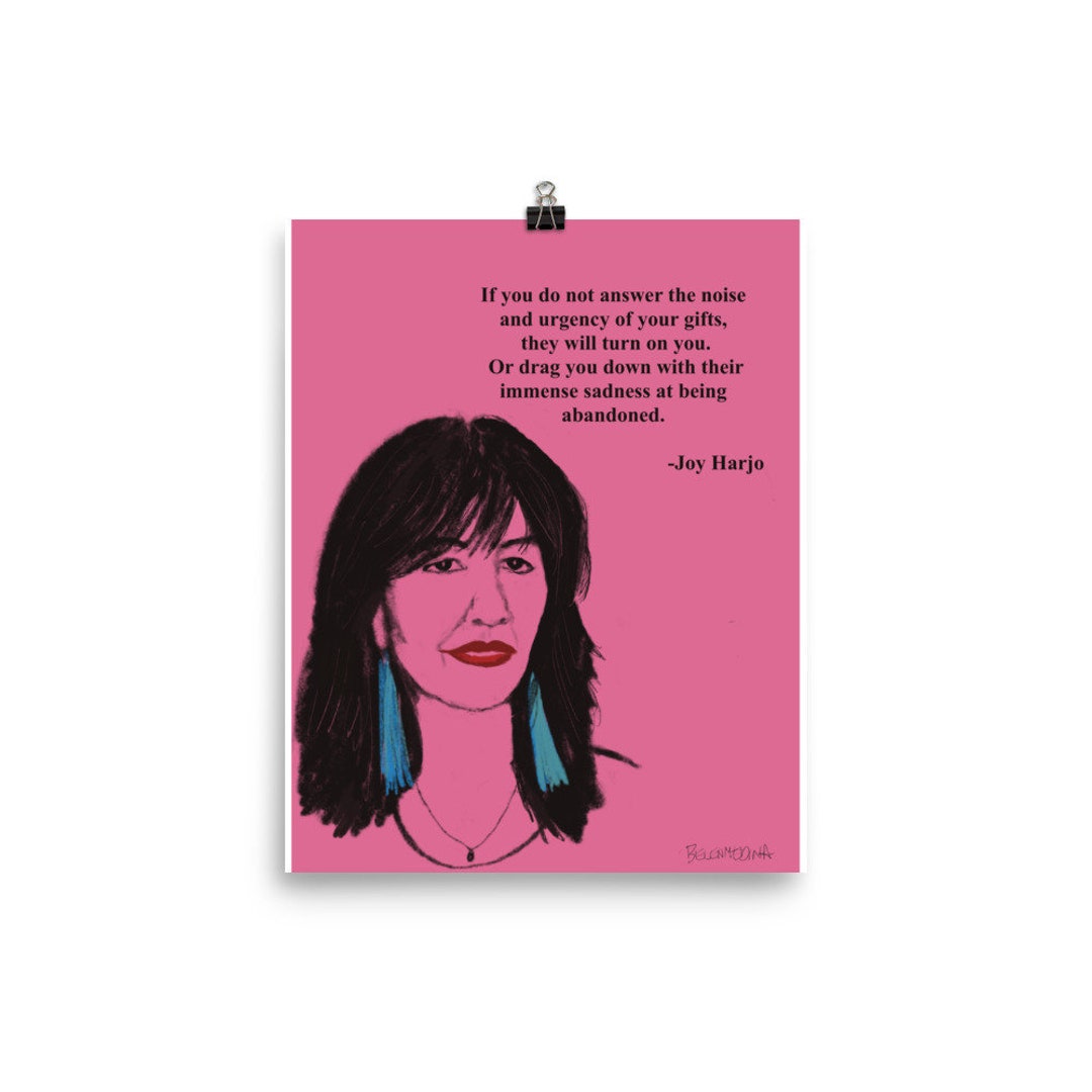 Joy Harjo Art Print - Etsy