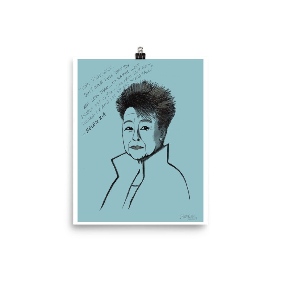 Buy Helen Zia Use Your Voice - Art Print Online in India - Etsy