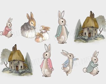 Peter Rabbit Sticker - Etsy