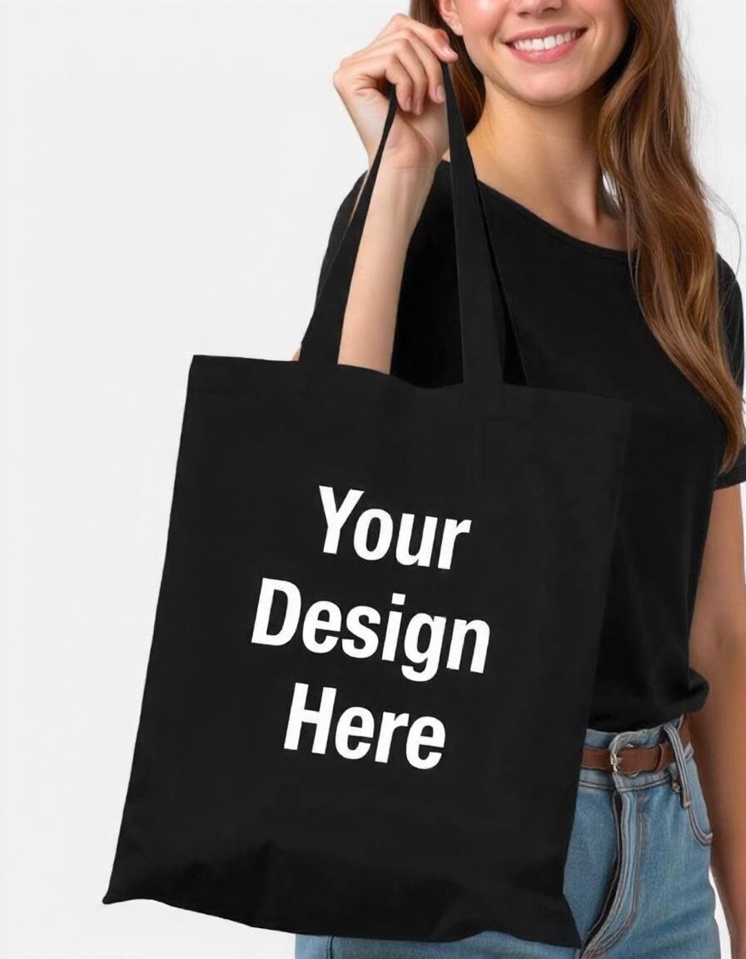 Custom Black Tote Bags With Your Logo, Wholesale Custom Promotional ...