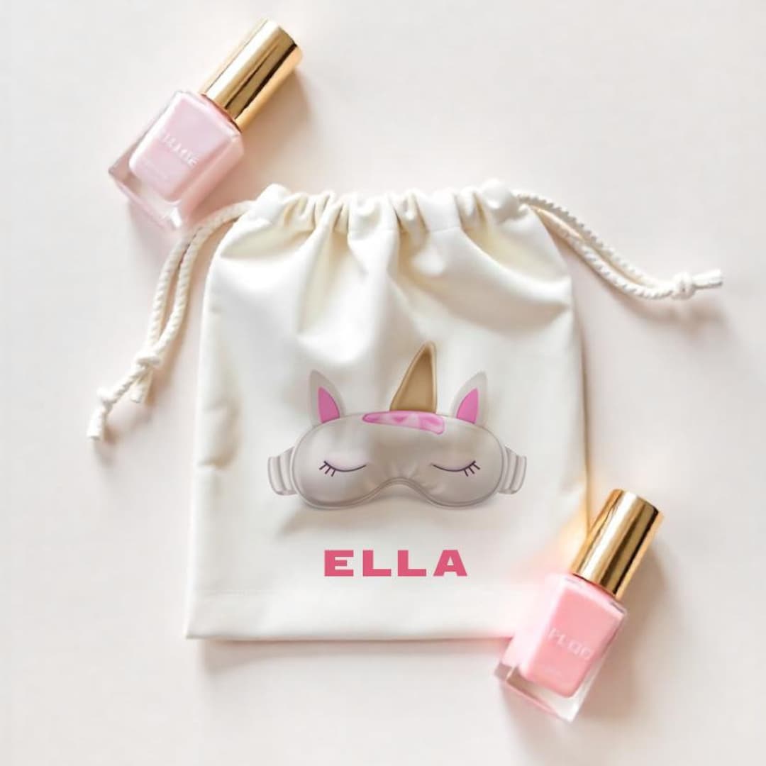 Slumber Party Favor Bag - Spa Sleepover Gift - Girls’ Birthday Party ...