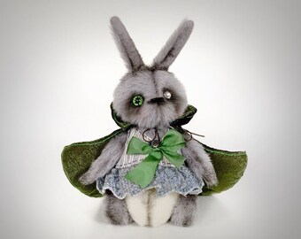 Creepy Plush Bunny Scary Plush Doll Dracula Vampire Plush Rabbit - Etsy