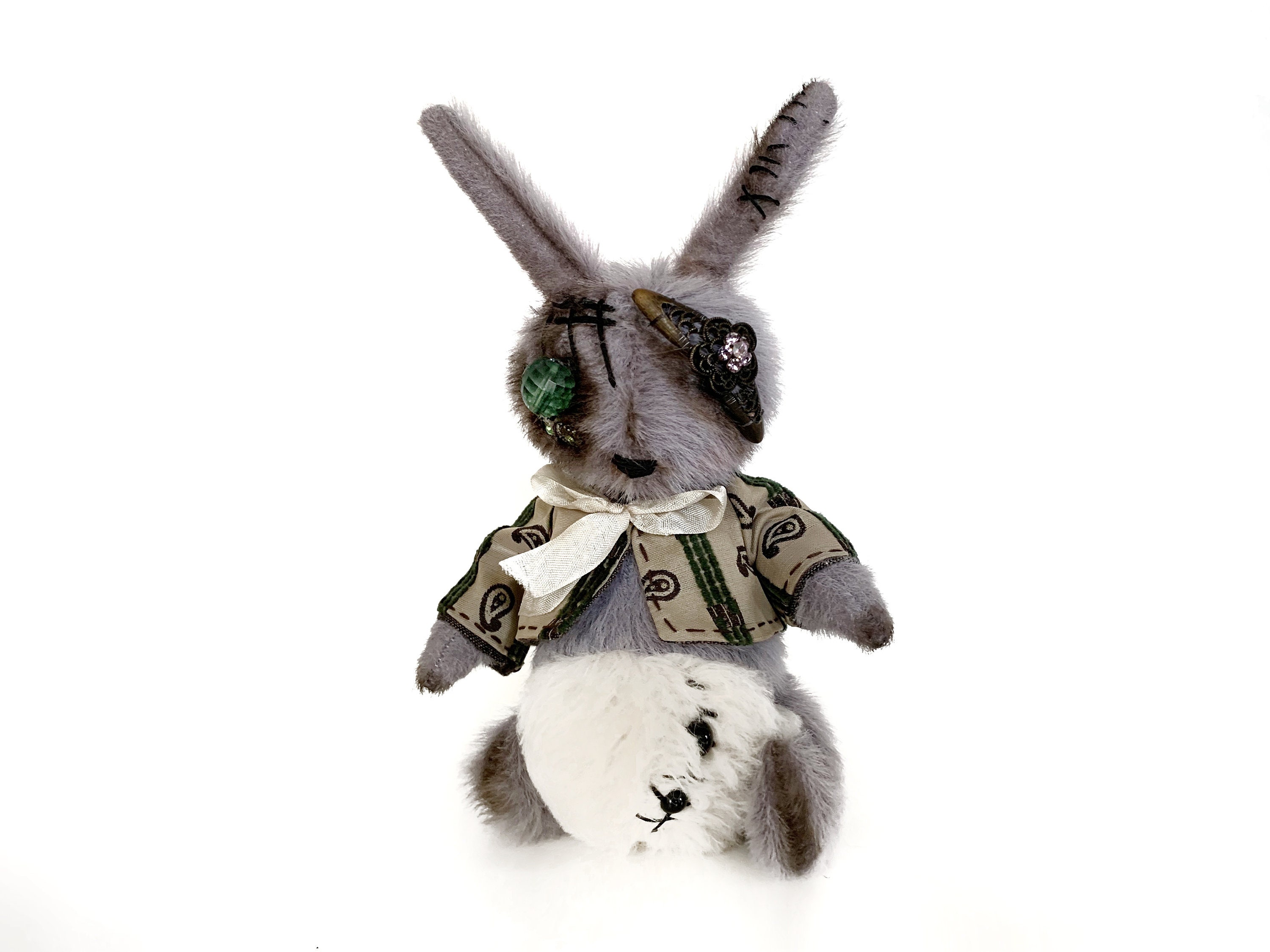 Weird Plush Bunny Handmade Halloween Dolls Creepy Plushies - Etsy