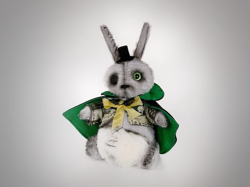 Creepy Plush Bunny Vampire Horror Plush Rabbit Gothic Plush Doll - Etsy