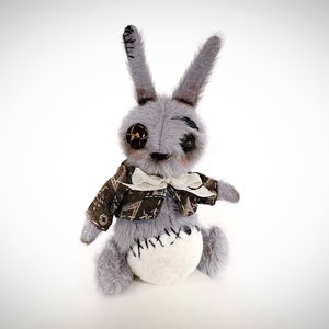 Handmade Creepy Cute Plush Bunny Horror Rag Doll Goth Bunny Plush - Etsy