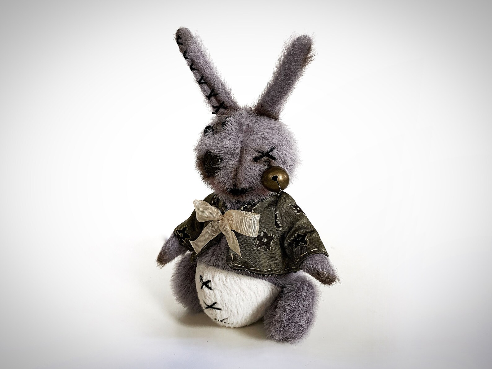 Creepy Stuffed Animal Handmade Creepy Cute Plush Bunny Weird Stuff ...