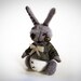 Creepy Stuffed Animal Handmade Creepy Cute Plush Bunny Weird - Etsy