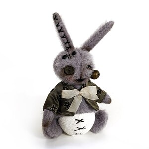 Creepy Stuffed Animal Handmade Creepy Cute Plush Bunny Weird Stuff ...