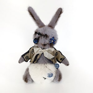 Creepy Plush Bunny Weird Stuffed Animal Handmade Halloween Dolls - Etsy