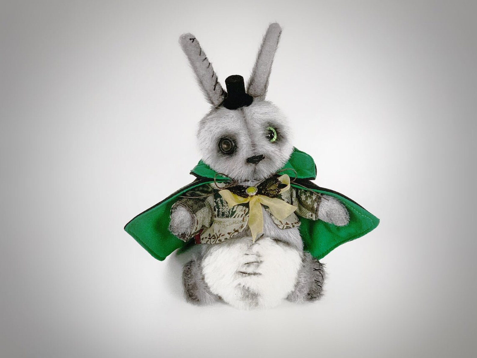 Creepy Plush Bunny Vampire Horror Plush Rabbit Gothic Plush Doll - Etsy